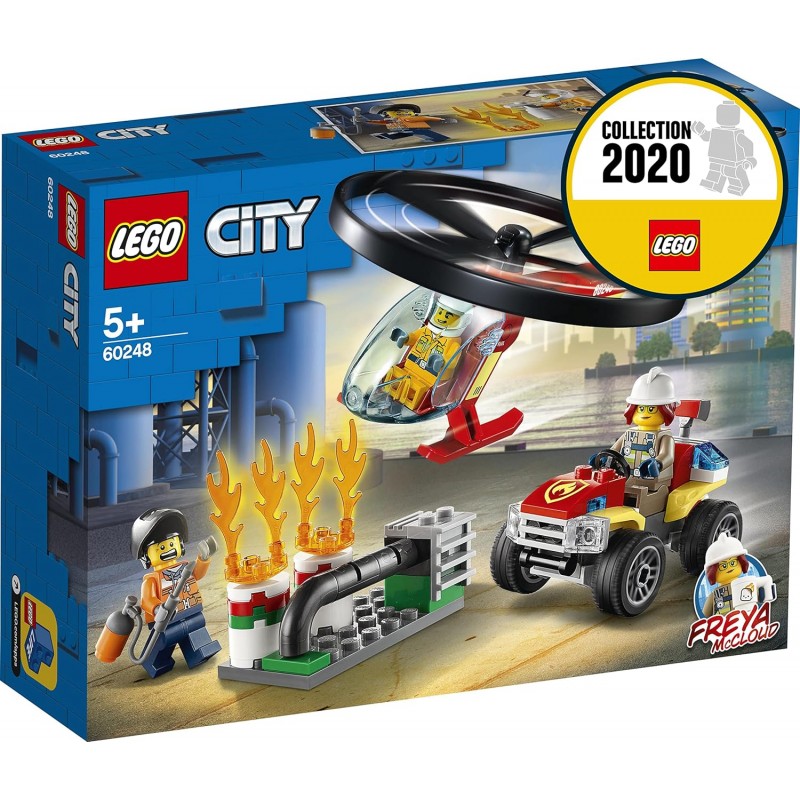 LEGO® City 60248 - L'intervention de l'hélicoptère des pompiers ...
