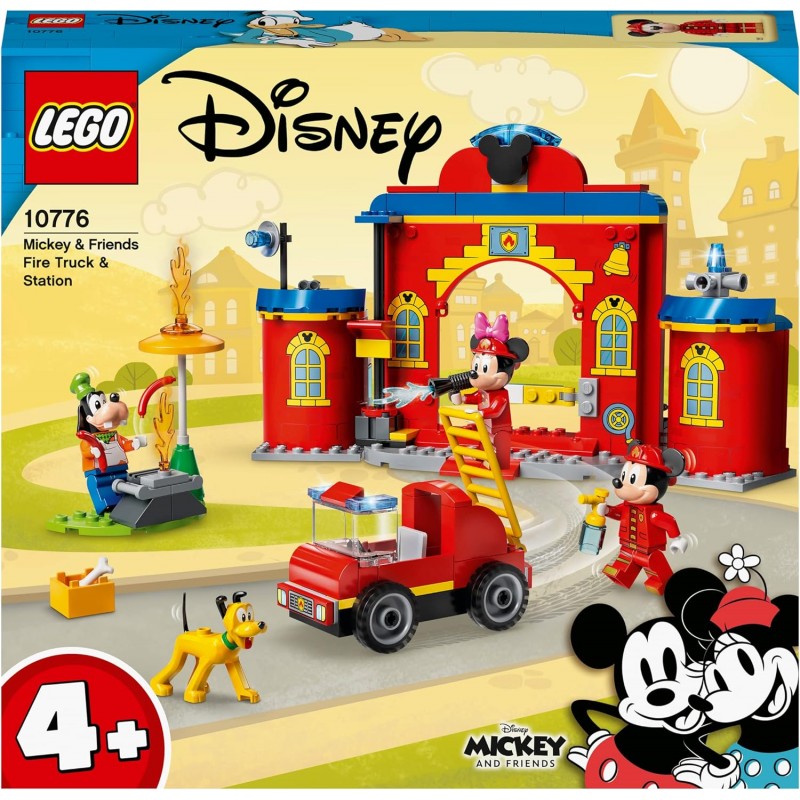 LEGO® Disney 10776 - La caserne et le camion de pompiers de Mickey et ...