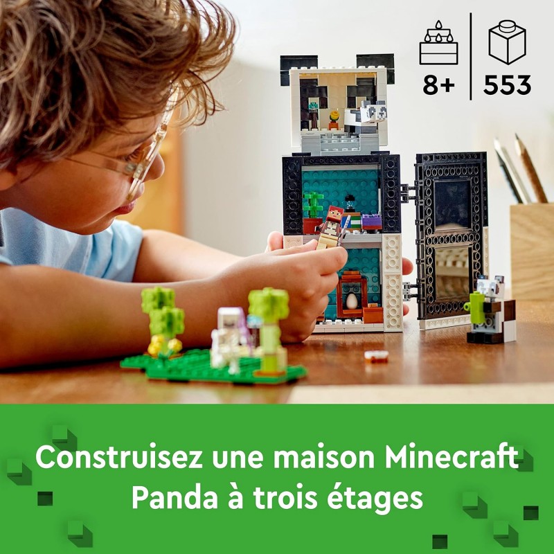 LEGO® Minecraft 21245 - Le refuge panda - StarBriques.com