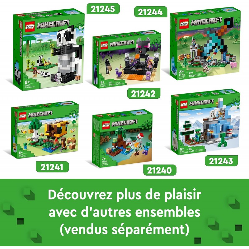 LEGO® Minecraft 21245 - Le refuge panda - StarBriques.com